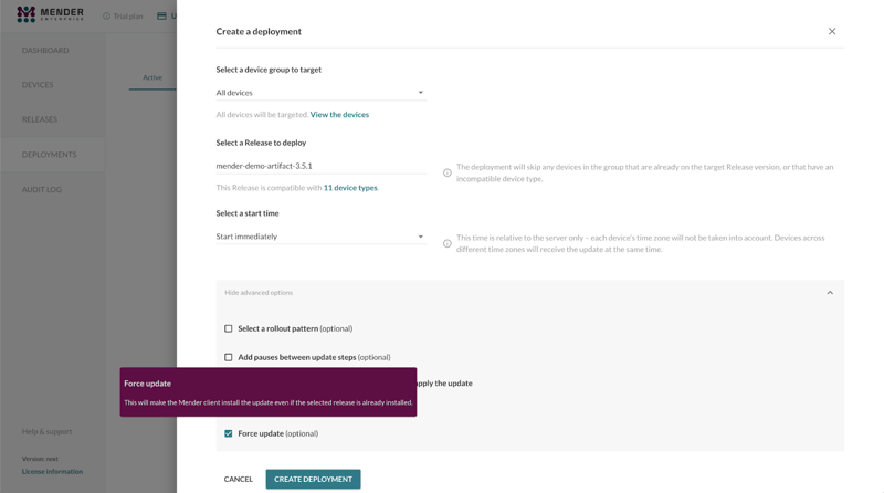 Mender 3.6: Auto-generation of delta updates | Mender
