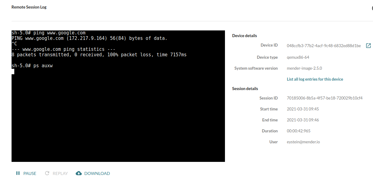 Mender 2.7 release: Troubleshoot and Configure devices | Mender
