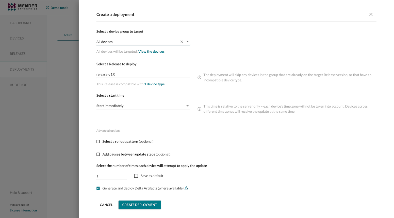 Mender 3.6: Auto-generation of delta updates | Mender