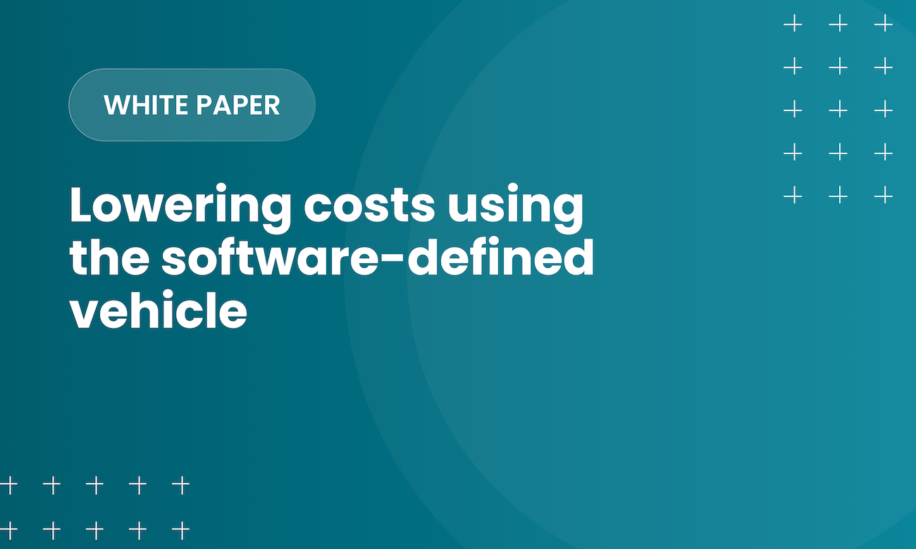 Lowering costs using the software-defined vehicle | Mender